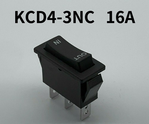 1pc Lshx KCD4-3NC Bilateral self-reset rocker switch 3-pin automatic ...