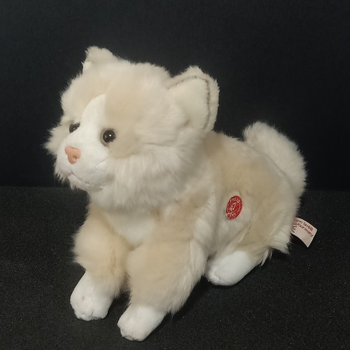 Teddy Hermann Realistic Cat Kitten Vintage Animal Toy Doll 7" Voice Box ...