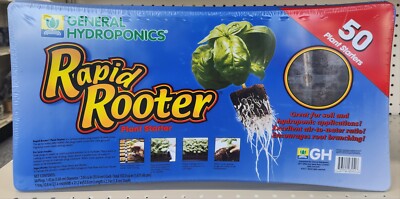 General Hydroponics Rapid Rooter 50 Plugs + Cell Tray New Free Shipping ...