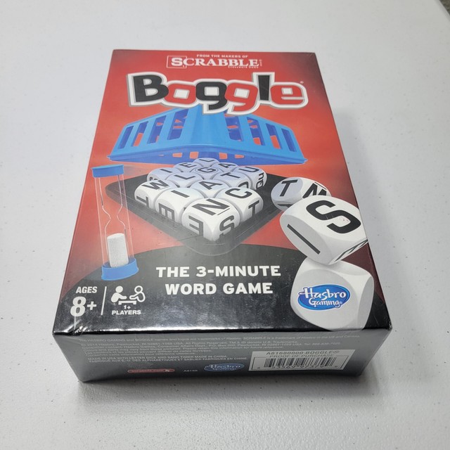 2014 Boggle Hasbro 3-minute Word Game Scrabble 100 Complete for sale ...