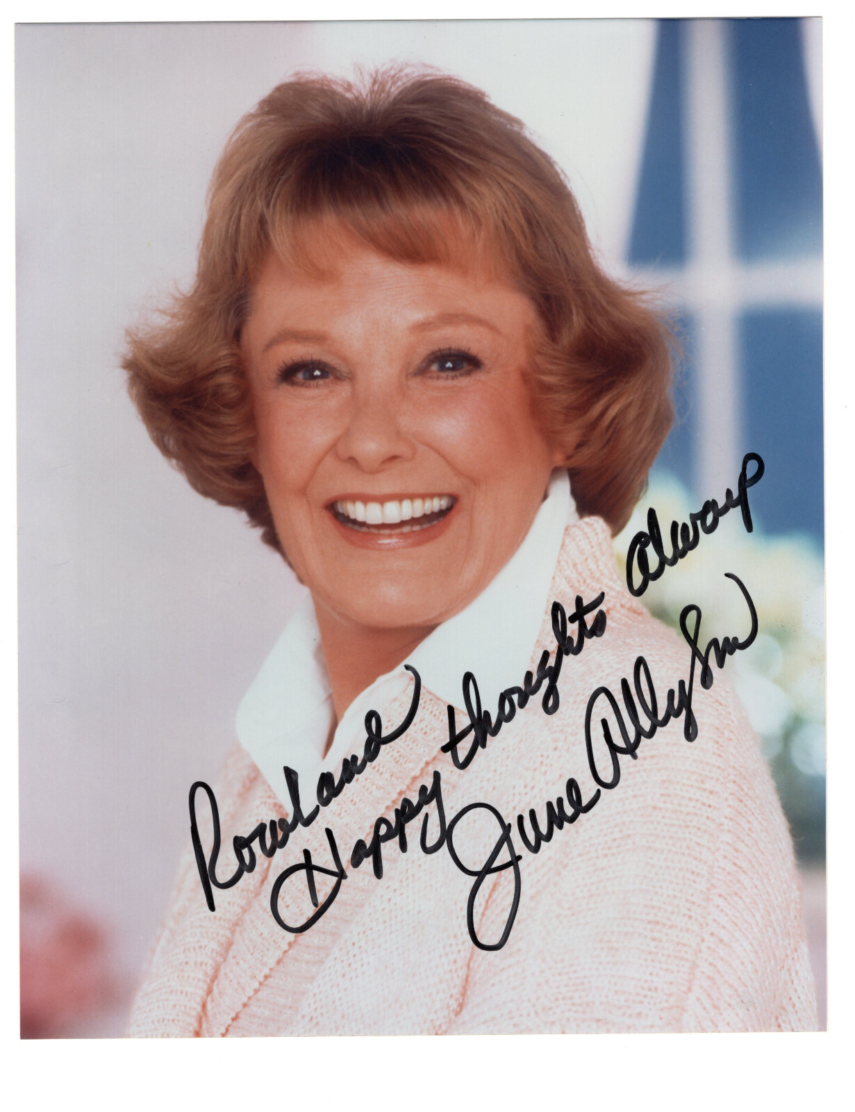 June Allyson Signed 8" x 10" Photo / Autographed Actress | eBay