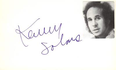 Kenny Solms Signed Auto 3x5 Index Card Bill Cosby Show | eBay