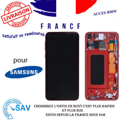 Originale Ecran LCD Complet Rouge Pour Samsung Galaxy S10e G970F Avec ...