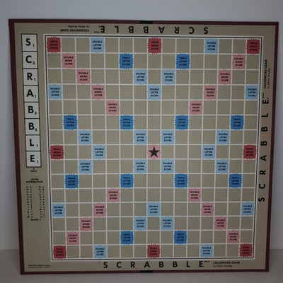 1989 Milton Bradley Scrabble Game Board Replacement Piece - 1 Board ...