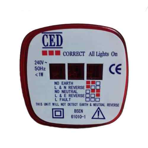 Mains Plug in ring main Socket Tester- UK 240V - wiring / faulty detect ...