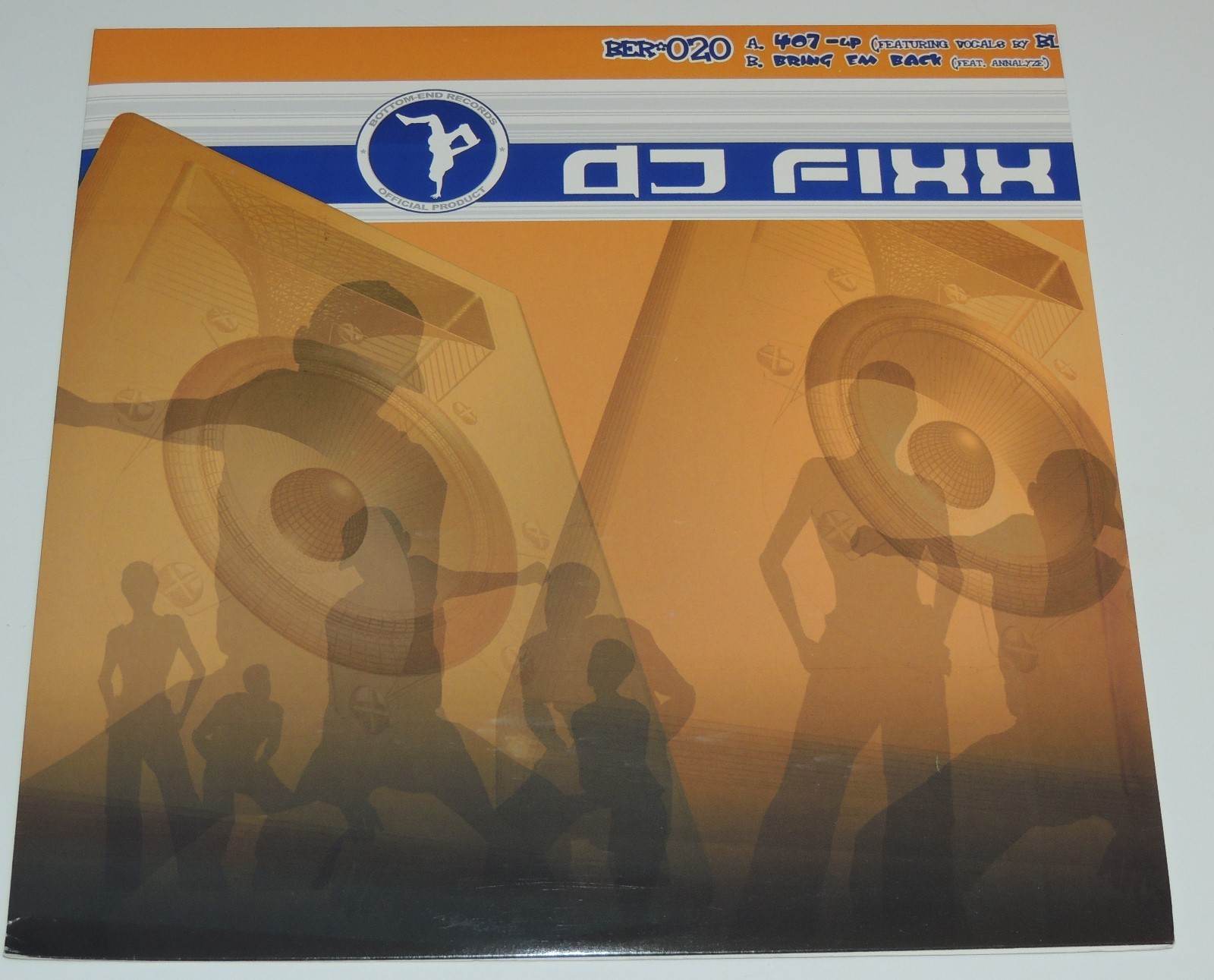 DJ FIXX 407 up / bring em back 12" RECORD ROB ANNALYZE BREAKS ELECTRO ...