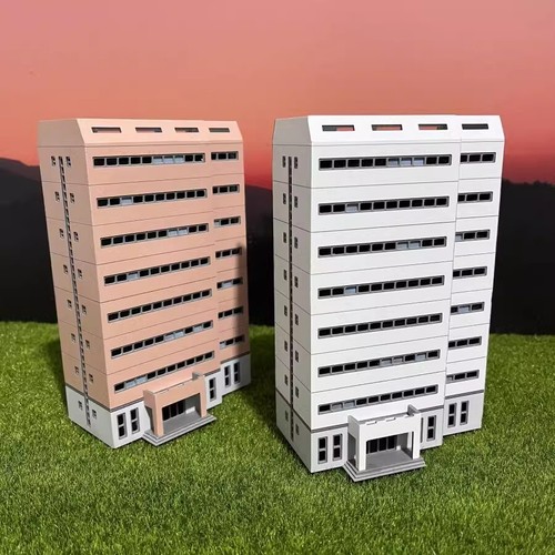 1/160 N Scale Science Education Building Model Railroads Modern House ...