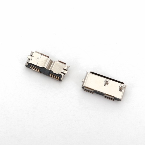 50Pcs Micro USB 3.0 10Pins High Speed Female SMD SMT Socket PCB Solder ...