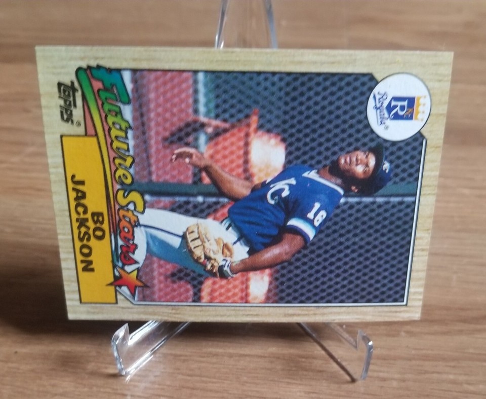 Bo Jackson ERROR Rookie Card Topps 1987 #170 Kansas City Royals | eBay