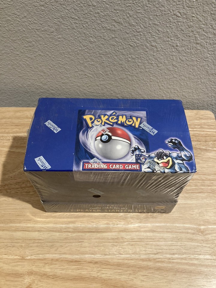 Factory Sealed: 1999 Pokemon Base Set Box: 8 Starter Deck - Machamp 1st ...