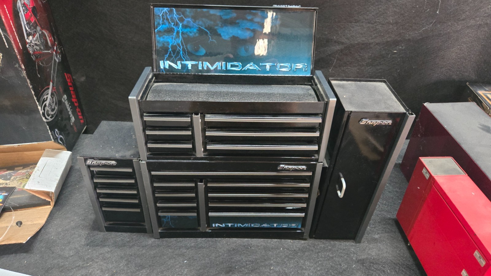 RARE SNAP ON MINI MICRO TOOL BOX / LOCKER IN RARE INTIMIDATOR DALE ...