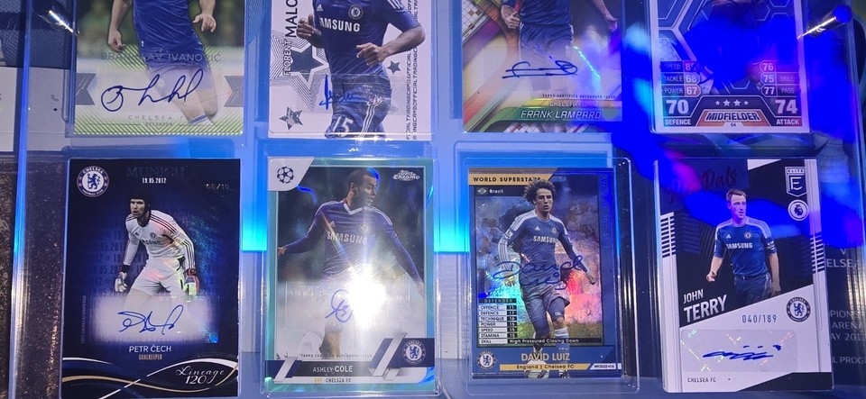 Chelsea Champions League Winners 2012 Autograph Card Collection Topps ...