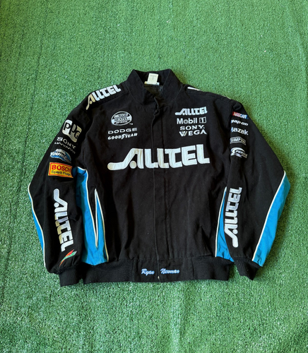 Vintage Nascar Bomber Jacket Ryan Newman Alltel Racing Cup Series ...