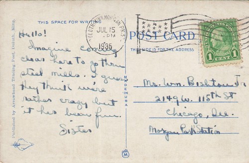 Universal Atlas Cement & Minnesota Steel Plant Duluth Minnesota 1935 ...