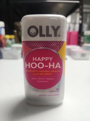 NEW Olly Happy Hoo-Ha Supports Vaginal Health pH Balance 25 Caps ...