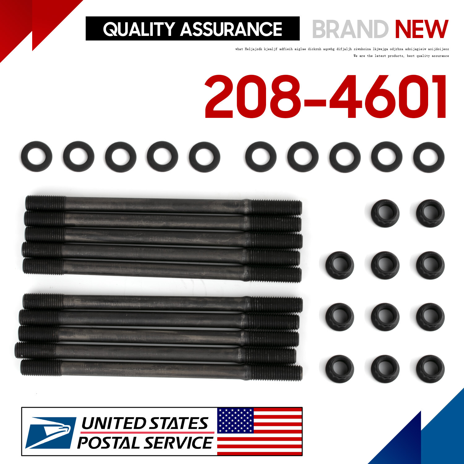 208-4601 Cylinder Head Stud Kit B16A2 B16A3 Engine For Honda 1.6 DOHC ...