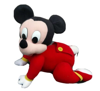 Disney Touch Crawling Electronic Baby Mickey Mouse 1995 Vintage Toy ...