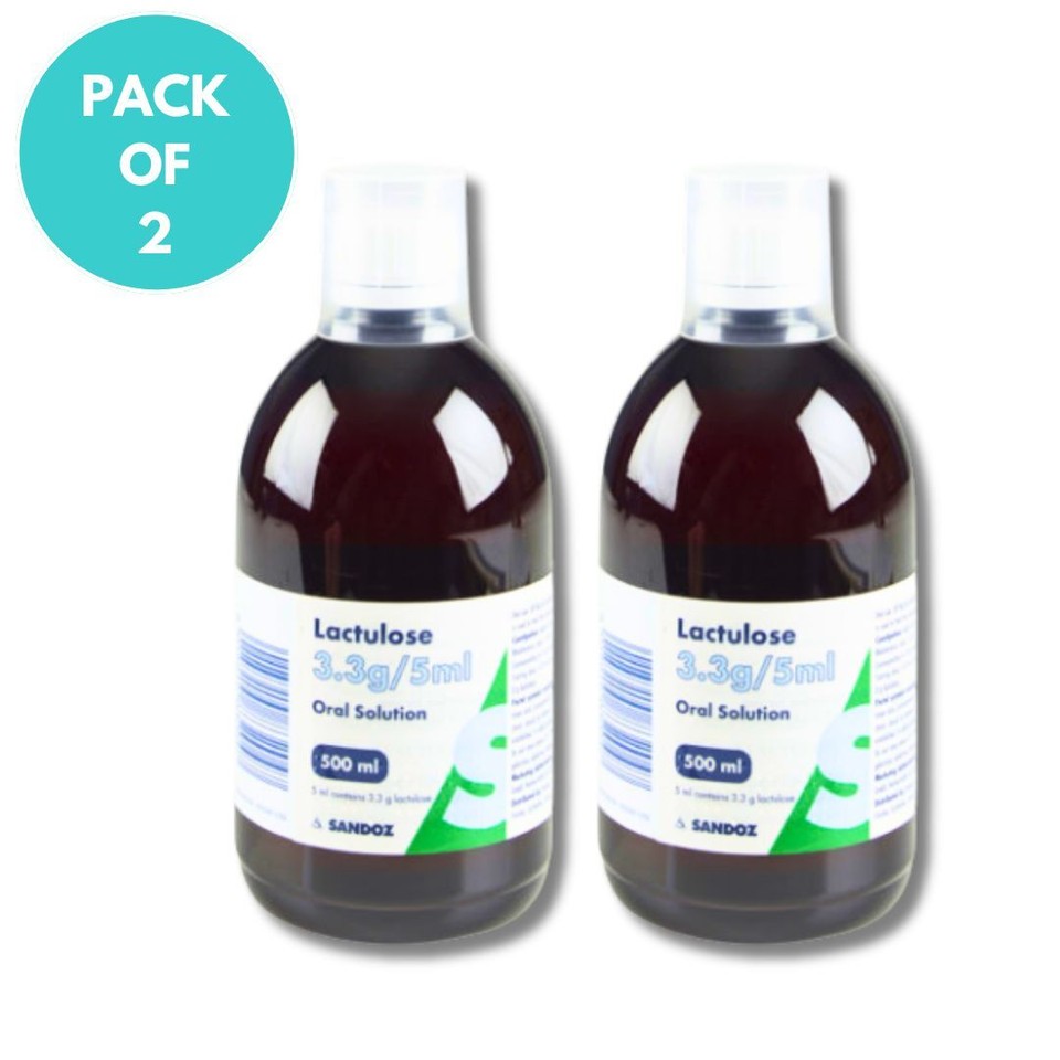 Lactulose Syrup 300/500ml | Effective Constipation Relief | Promotes ...