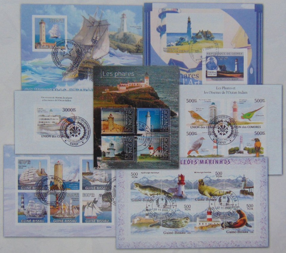 10 diff. topical stamp packets w/ 70 sheets cat. listed (cto) Lot #3 | eBay