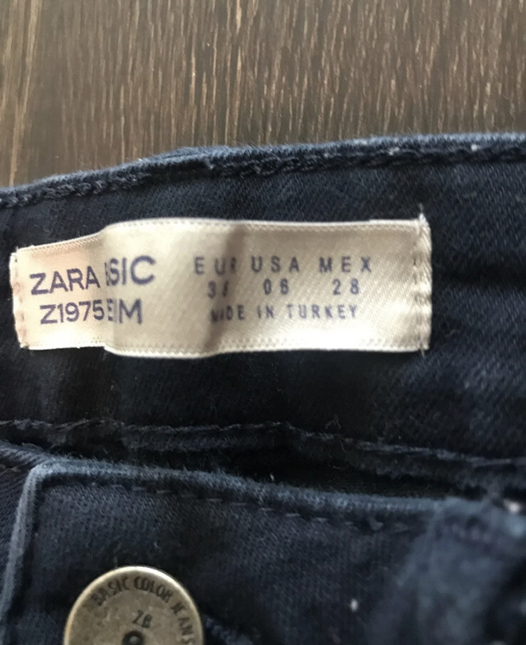 Zara Racing Stripe Jeans 6 | eBay