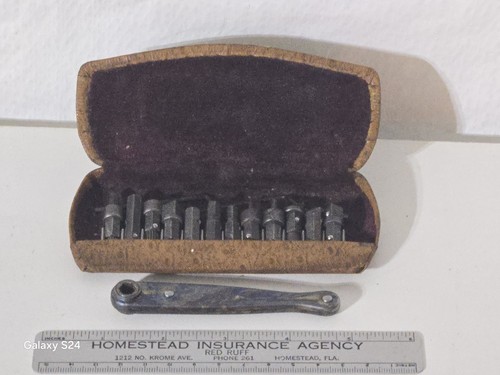 Vintage J.W. Chapman Ratcheting Bit Driver Set USA Hand Tool | eBay