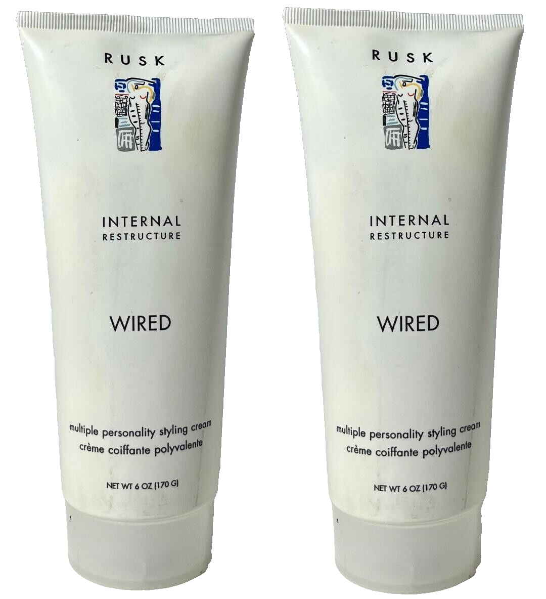 2 Rusk Internal Restructure Wired Styling Cream 6 oz ea | eBay