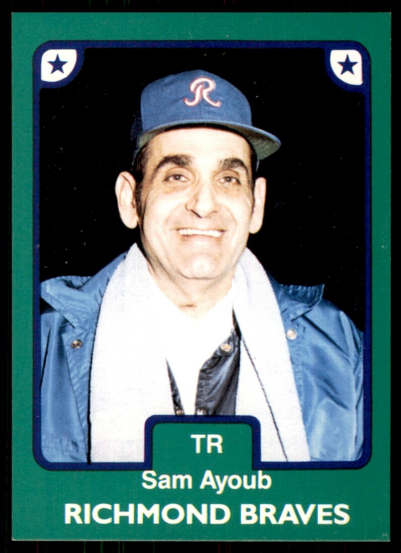 1984 TCMA Minor League Sam Ayoub Richmond Braves #152 | eBay