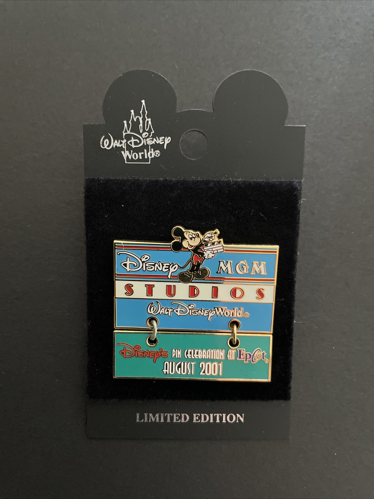 Epcot Pin Celebration Countdown MGM Studios Dangle LE2500 | eBay