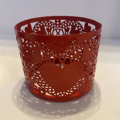 Avon Red Velvet Cake Jar Candle with Red Hearts Candle Holder | eBay