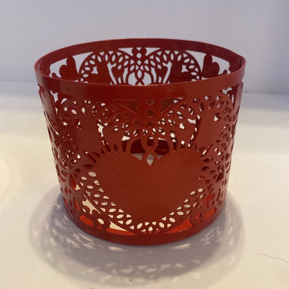 Avon Red Velvet Cake Jar Candle with Red Hearts Candle Holder | eBay