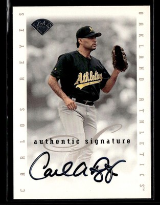 1996 Leaf Signature Extended Autographs #169 Carlos Reyes | eBay