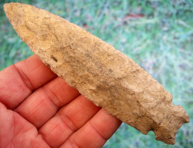 Fine 5 7/16 inch Graham Cave Point COA Prehistoric Arrowheads ...
