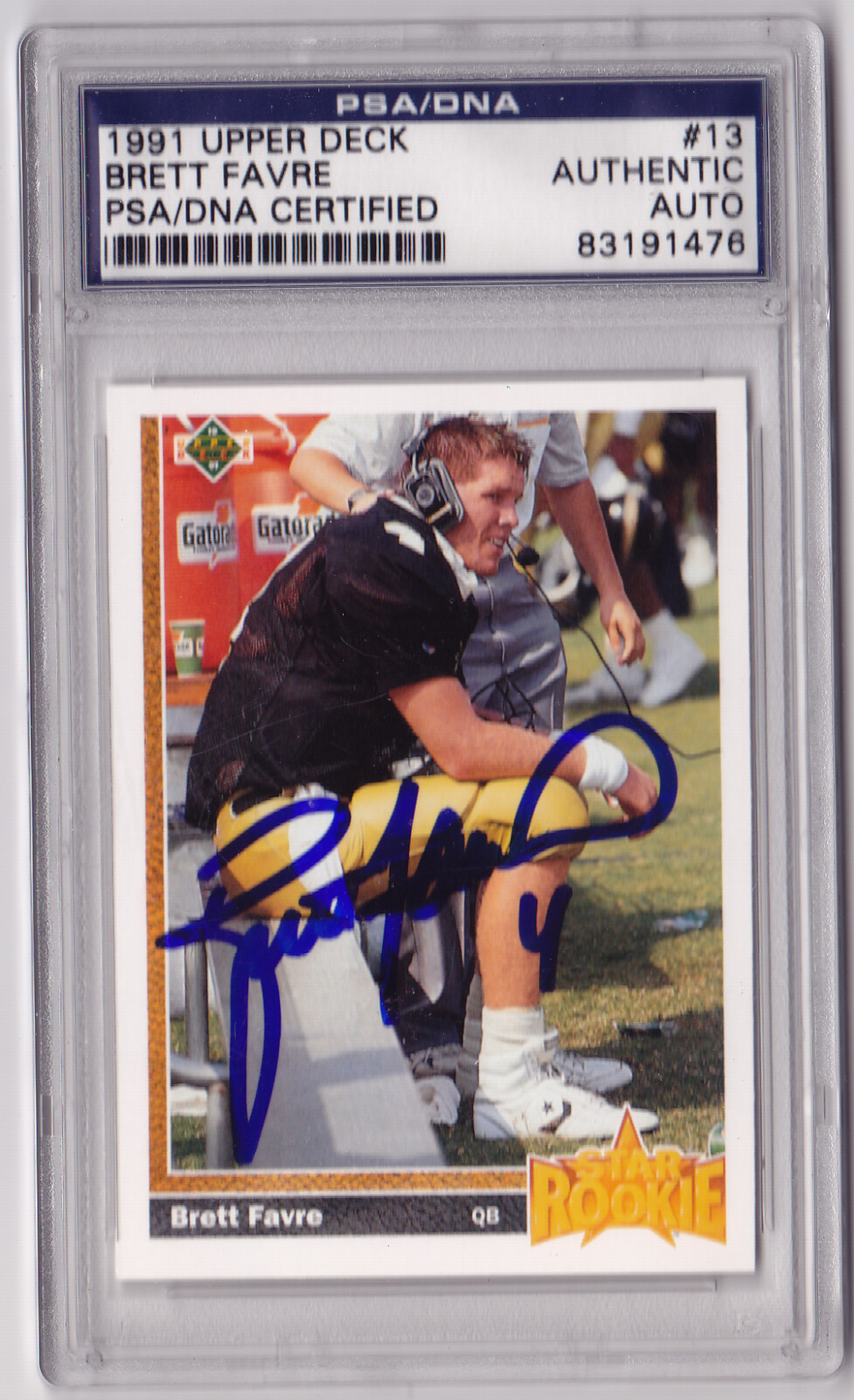 Brett Favre | Autographed Football Memorabilia & NFL Merchandise