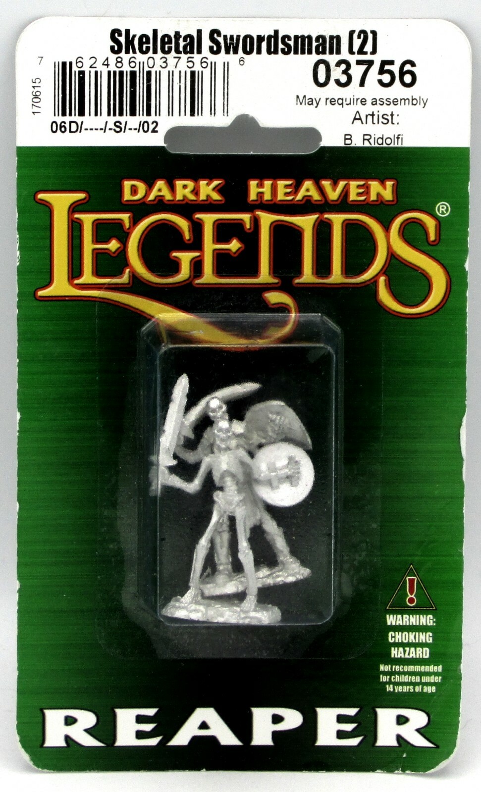 Reaper 03756 Skeletal Swordsman [2] (DHL) Skeleton Warriors Undead ...