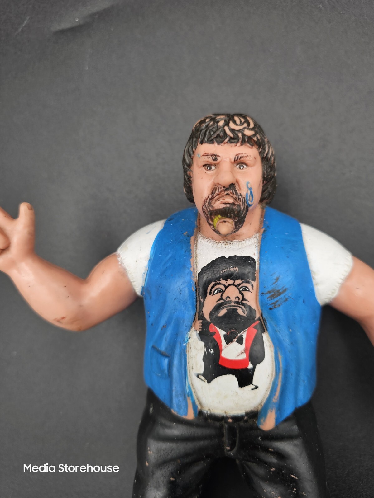 LJN Capt. Lou Albano WWF WWE Wrestling Manager Action Figure 1986 ...
