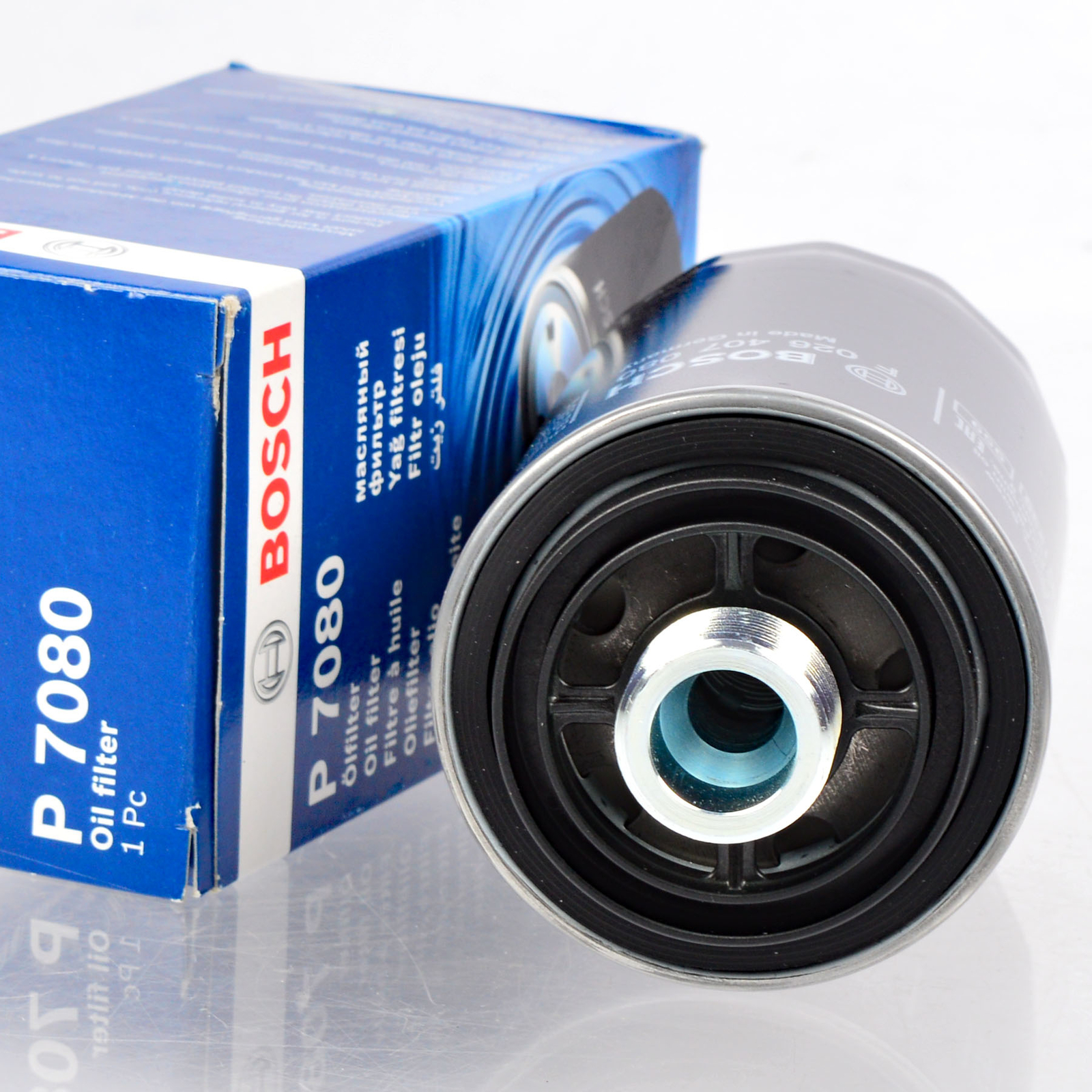 BOSCH F026407080 Ölfilter + 5L CASTROL EDGE 5W30 Long Life Öl für 1.8 2 ...