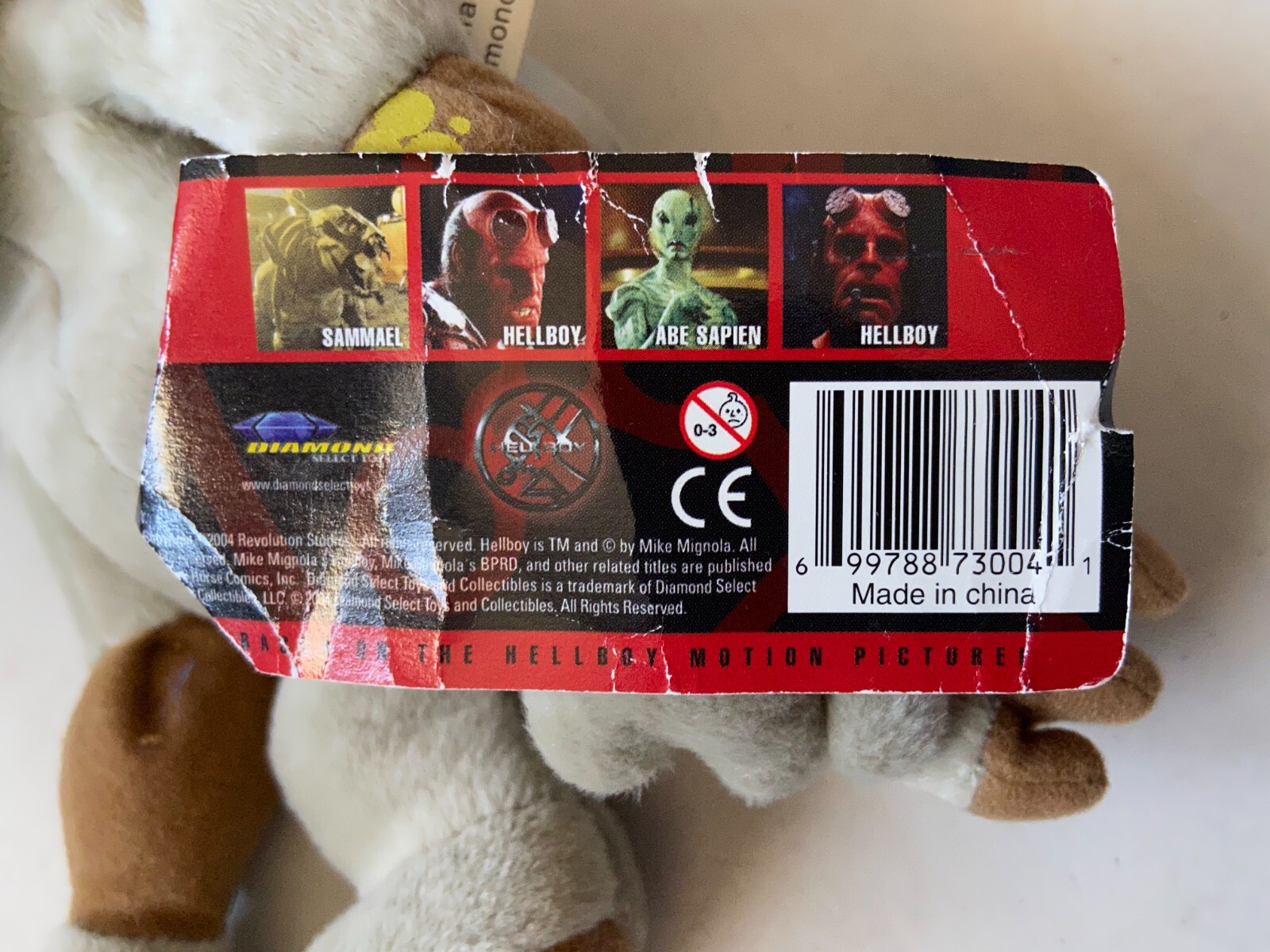 HELLBOY Movie Sammael 8" Plush Beanie Figure 2004 Diamond Select Toys ...