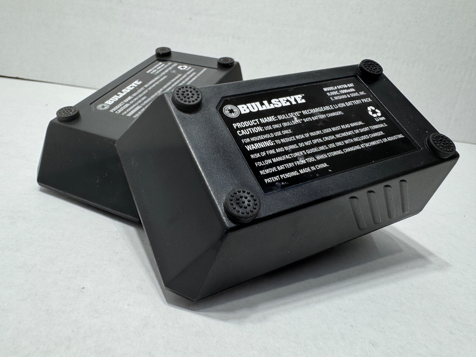 [2-PACK] BULLSEYE [9475B-BAT] 11.1V BATTERY FOR PRO MAX DIGITAL TIRE ...