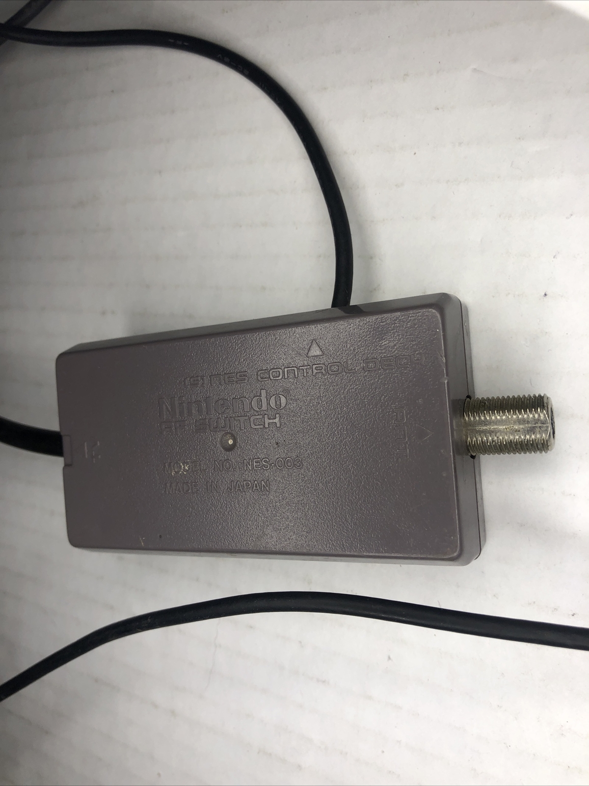 Original Official Super Nintendo NES SNES RF Switch AV Cable Cord Model ...