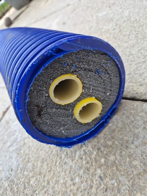 PRE INSULATED UNDERGROUND INSULATED PIPE DUO / TWIN PIPE 32mm (1.4m ...