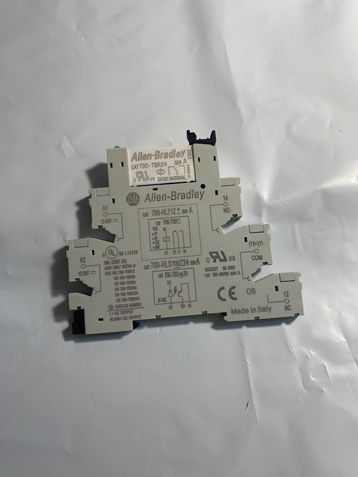 1PCS NEW ALLEN BRADLEY 700-HLT1Z24 TERMINAL BLOCK RELAY WITH 700-TBR24 ...
