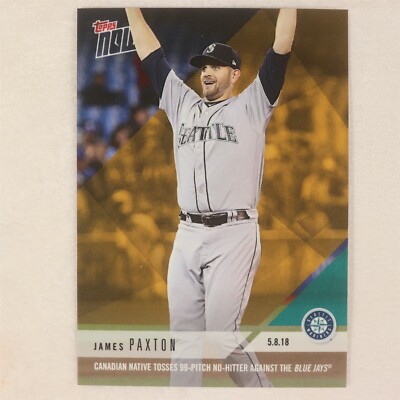 2018 Topps Now Card #ODB-11: Seattle Mariners James Paxton | eBay