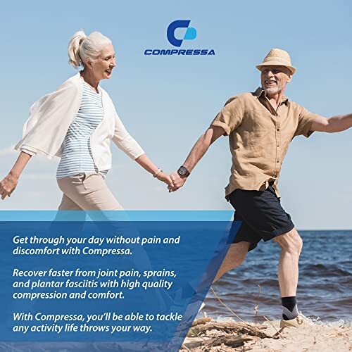 Compressa Ankle & Foot Compression Socks Authentic - Helps Relieve ...