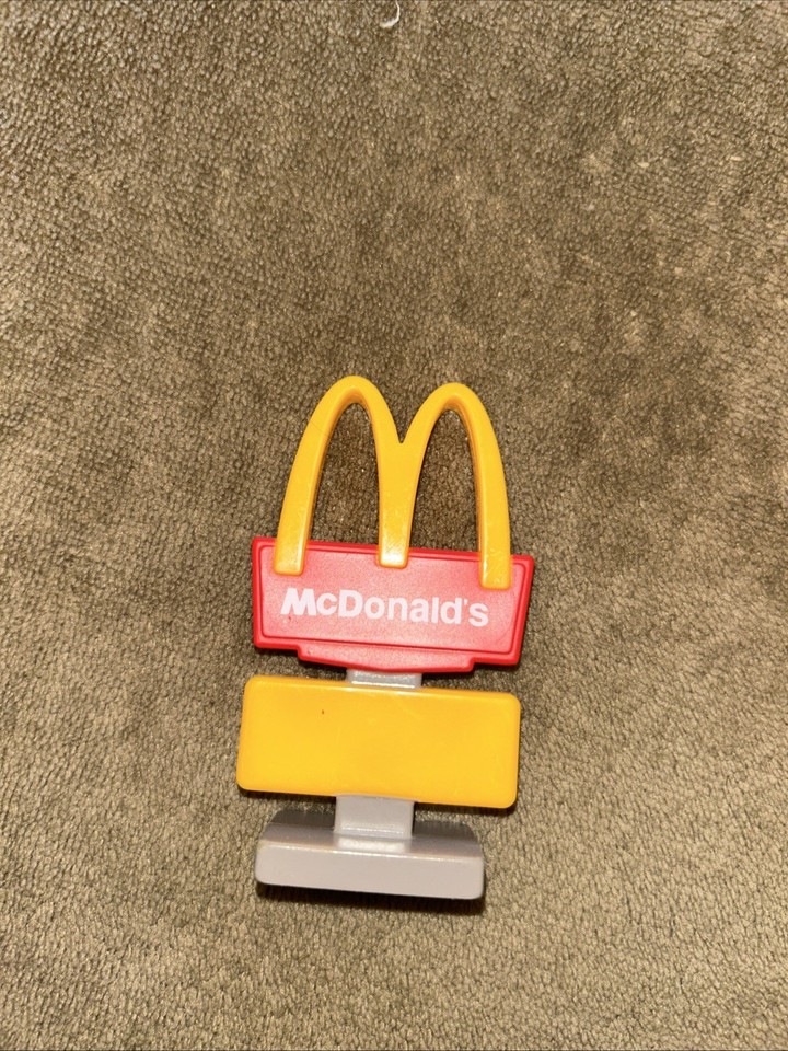 2025 McDonalds Lil McDonalds McDonald's Sign Miniature Happy Meal Toy ...