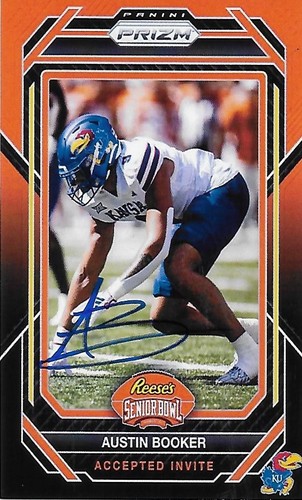 2024 SENIOR BOWL KANSAS JAYHAWKS AUSTIN BOOKER CHICAGO BEARS ROOKIE ...