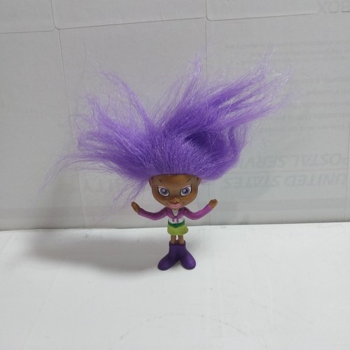 McDonalds TROLLZ Toy Figures Doll 2006 Brushable Hair Purple | eBay