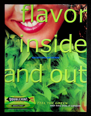 Wrigley's Doublemint Chewing Gum 2002 Trade Print Magazine Ad Poster ...