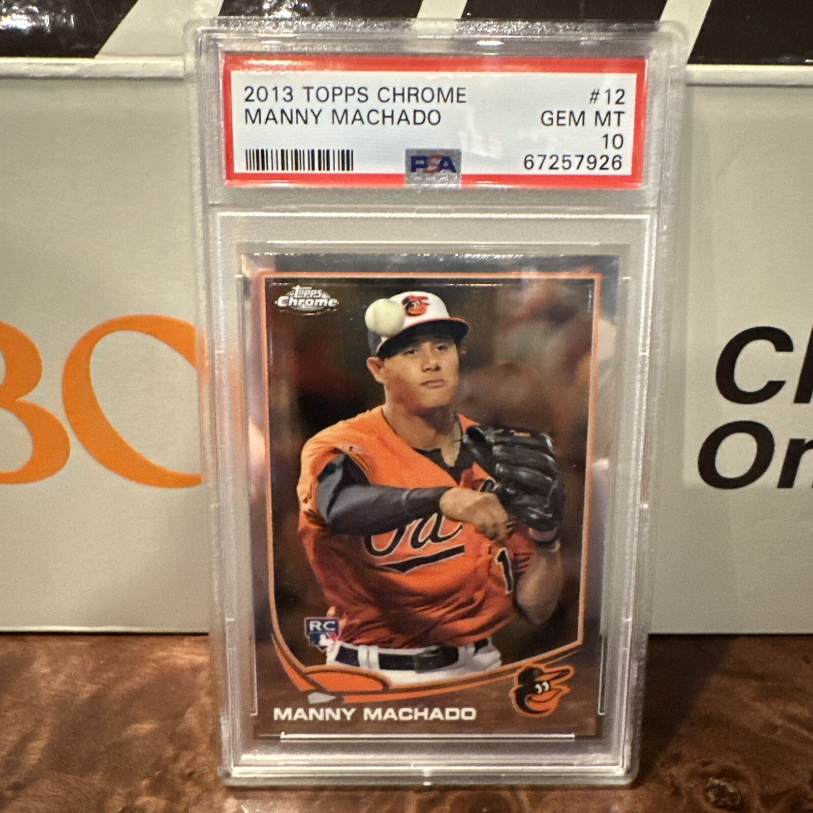 Manny Machado 2013 Topps Chrome Rookie Rc #12 PSA 10 Superstar HOF | eBay