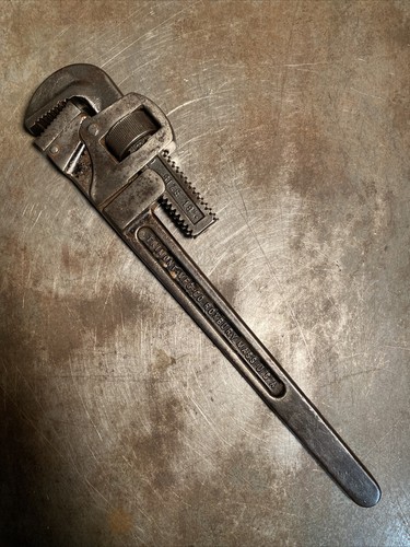Vintage Trimo 18” Pipe Wrench for Plumbing and Steamfitting Trimont Mfg ...