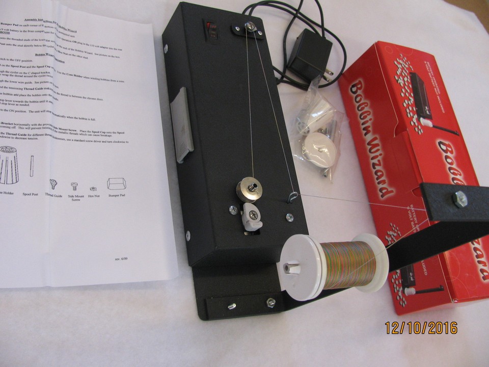 NewJoy Bobbin Wizard stand alone 110v/9v Bobbin Winder | eBay